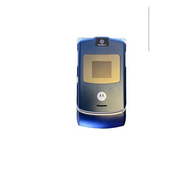 Cell Phones & Accessories | Motorola Motorazr V3 Att Navy Blue Flip ...